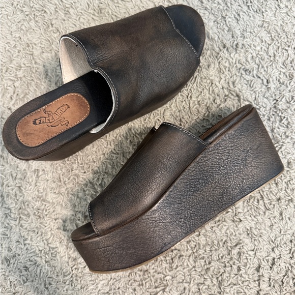 freebird | Shoes | Freebird Dark Brown Leather Mules | Poshmark